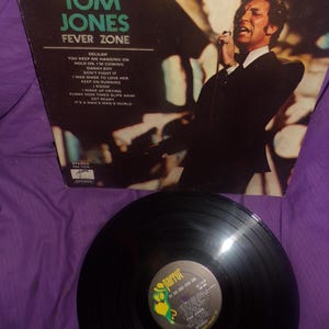The Tom Jones Fever Zone Vintage Vinyl Record Lp Album - Etsy