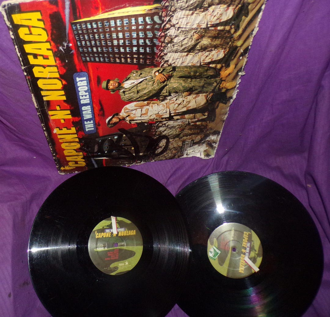 Vintage Capone N Noreaga the War Report 2 Record Set Vinyl Lp Record ...