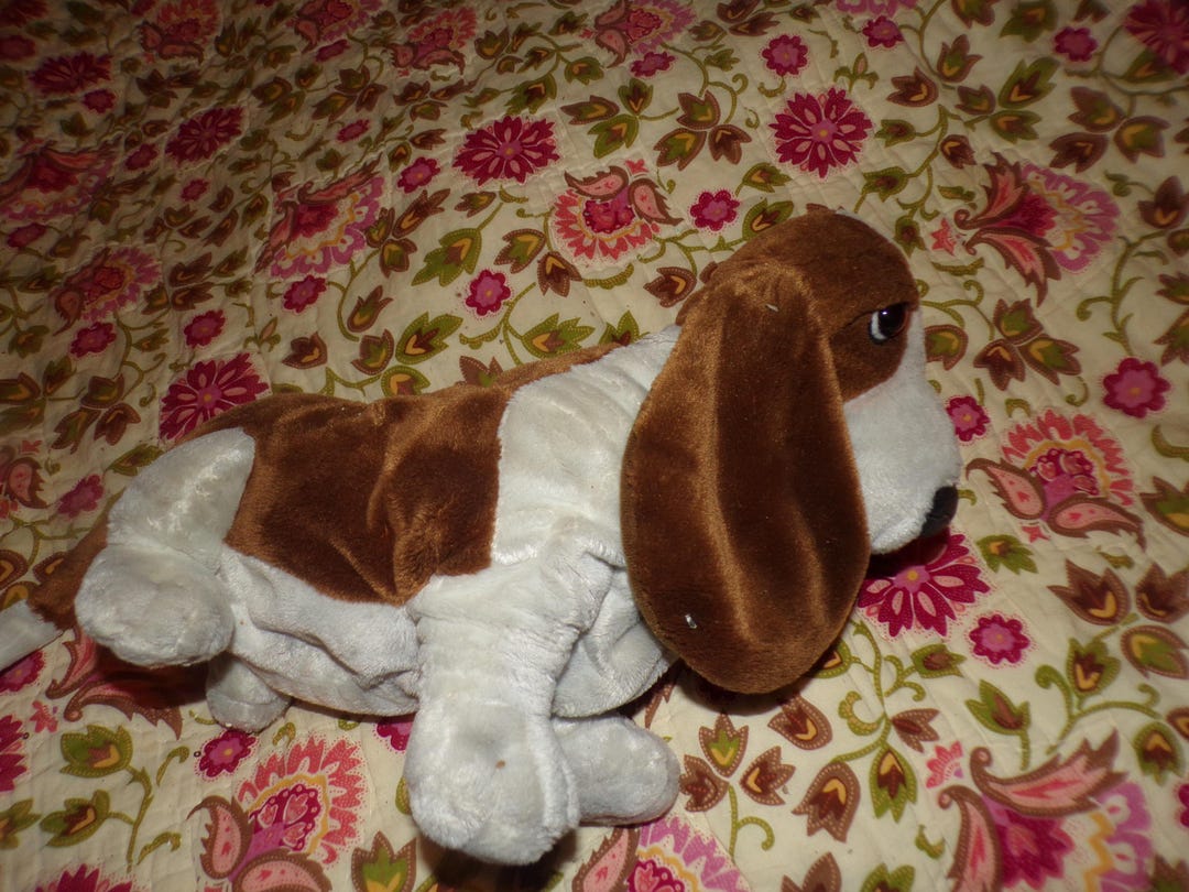 Vintage Hush Puppies Basset Hound Dog Applause Large Plush - Etsy