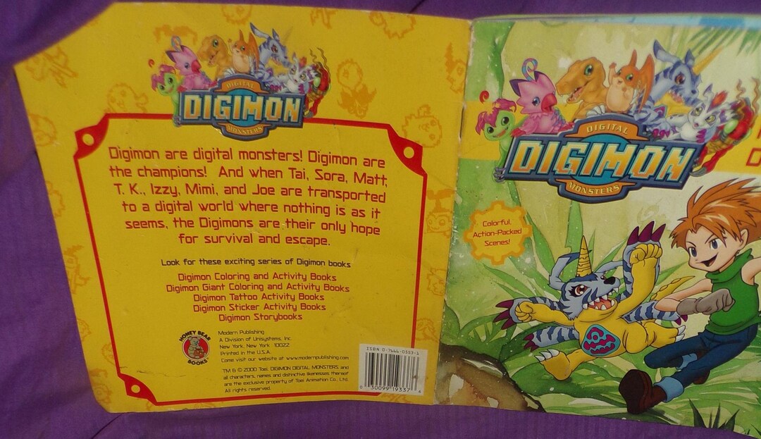 Vintage Digital Digimon Monsters Next Stop Digiworld Book - Etsy