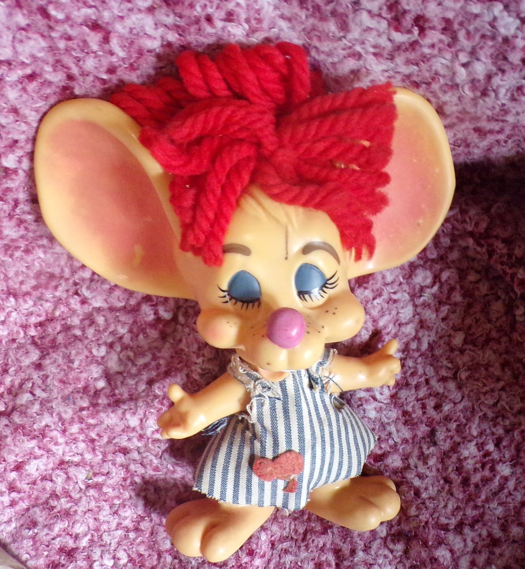 Vintage 1970 Roy Des of Fla Topo Gigio Hillbilly Girl Ed Sullivan Mouse ...