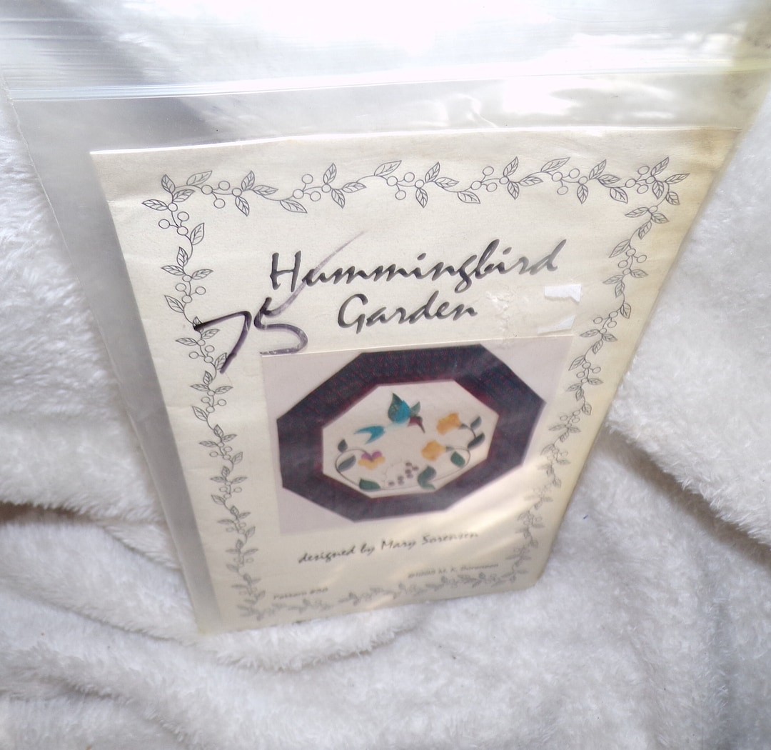 Hummingbird Garden Mary Sorensen Quilt Pattern - Etsy