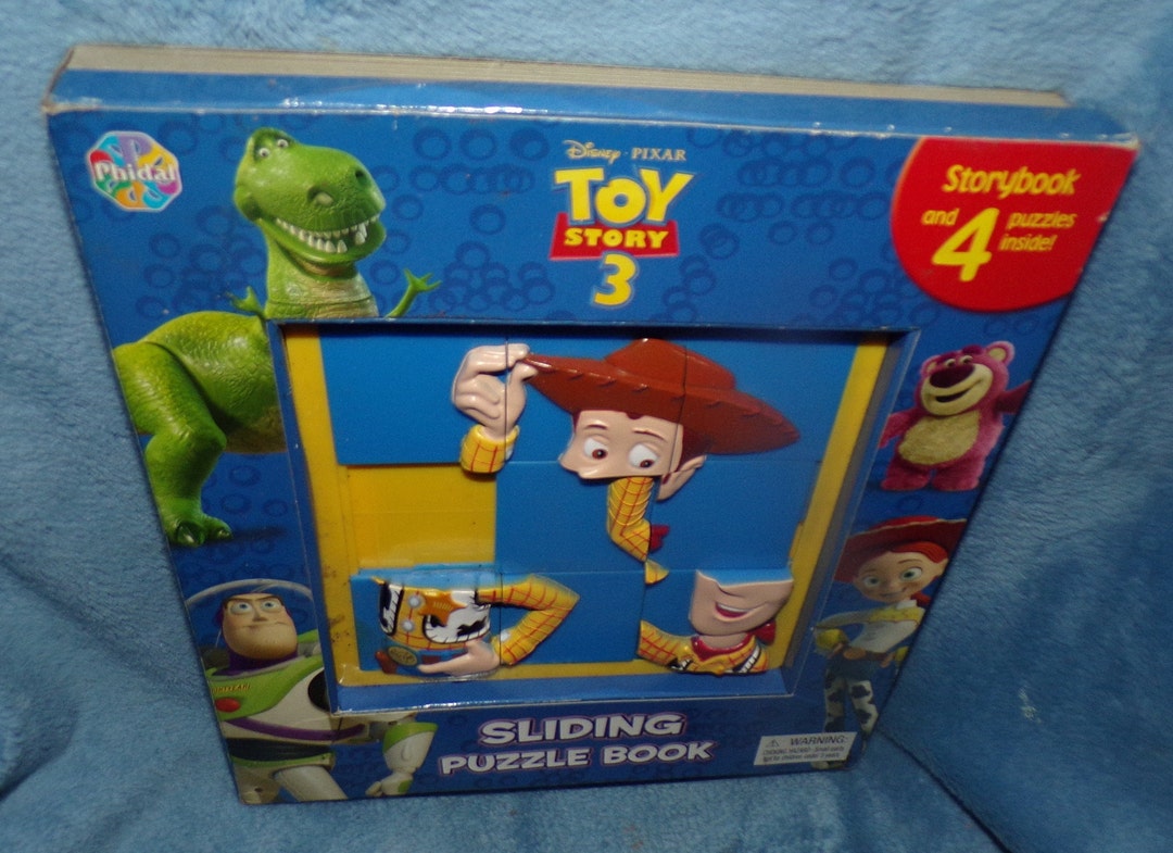 Vintage Disney Toy Story 3 Puzzle Book Sliding Puzzle and 4 Inside - Etsy