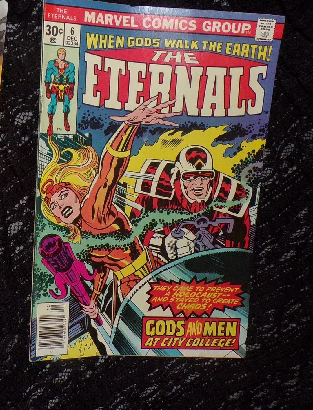 Vintage Comic Book Eternals (1976) #6 Jack Kirby Art & Cover 30 Cent ...