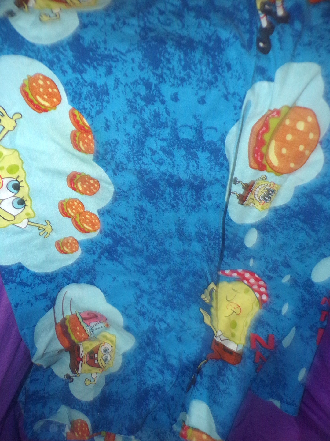 Vintage Nickelodeon Spongebob Squarepants Twin Flat Sheet - Etsy