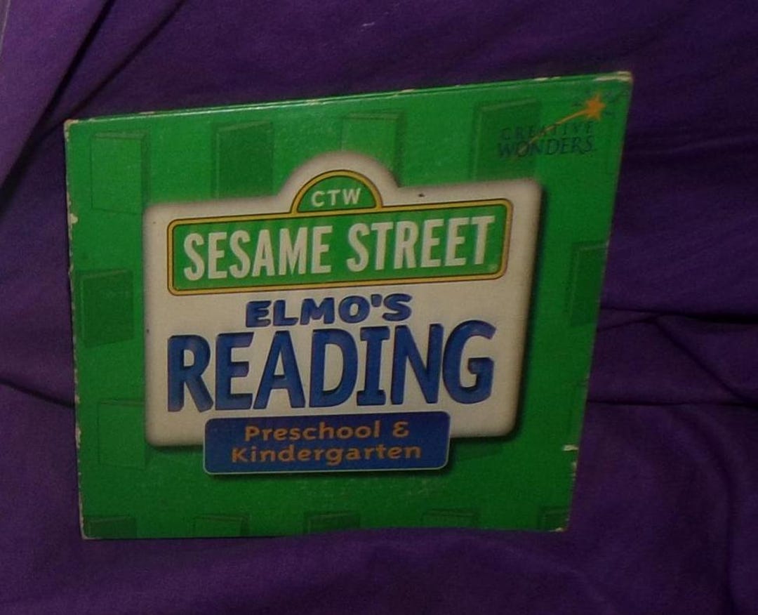 Sesame Street Elmo's Reading Preschool and Kindergarten CD-ROM PC Game ...