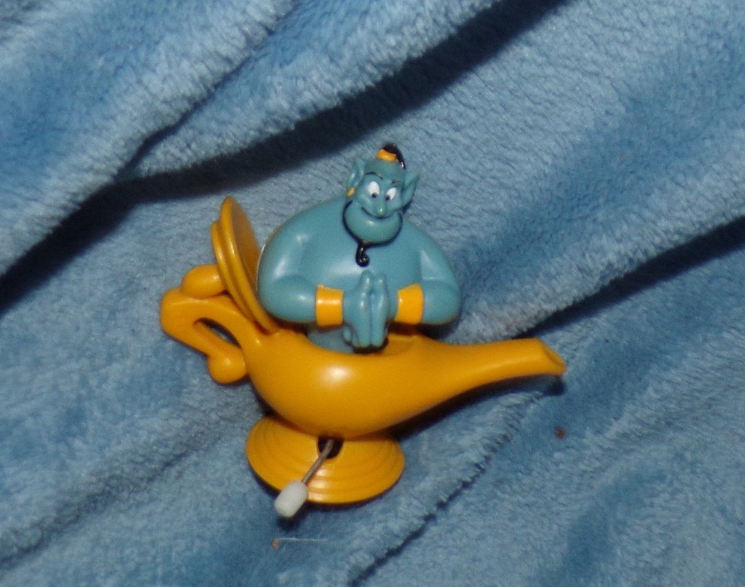 Vintage Burger King Aladdin Wind up Genie Doll in Genie Lamp - Etsy