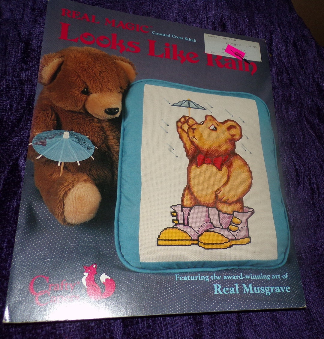 Real Magic Looks Like Rain Real Musgrave Cross Stitch Pattern - Etsy