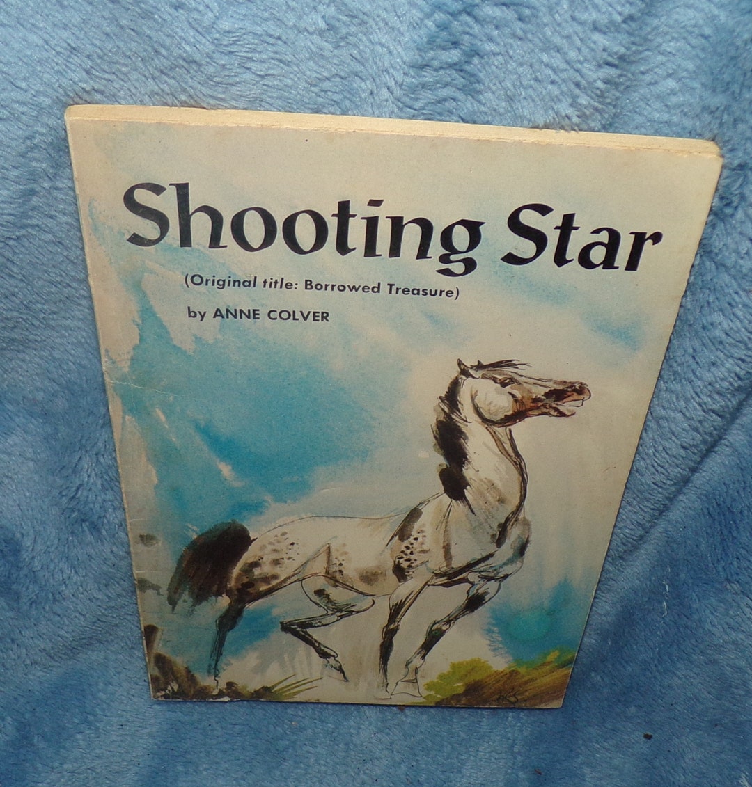 Vintage 1958 Shooting Star Horse Book Anne Colver Paperback Book - Etsy