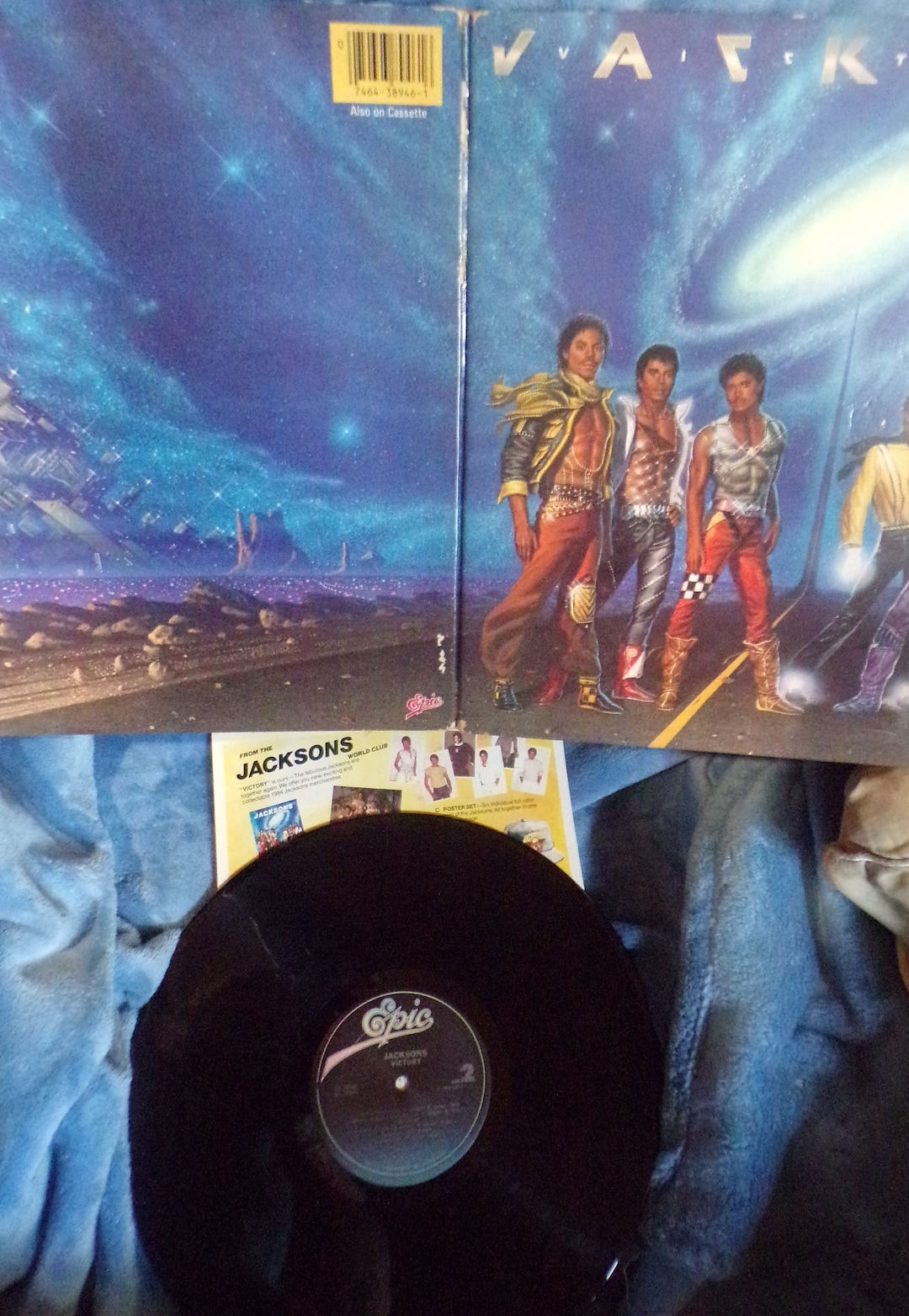 Vintage Victory Jacksons Michael Jackson Album Vinyl Lp Record Album - Etsy