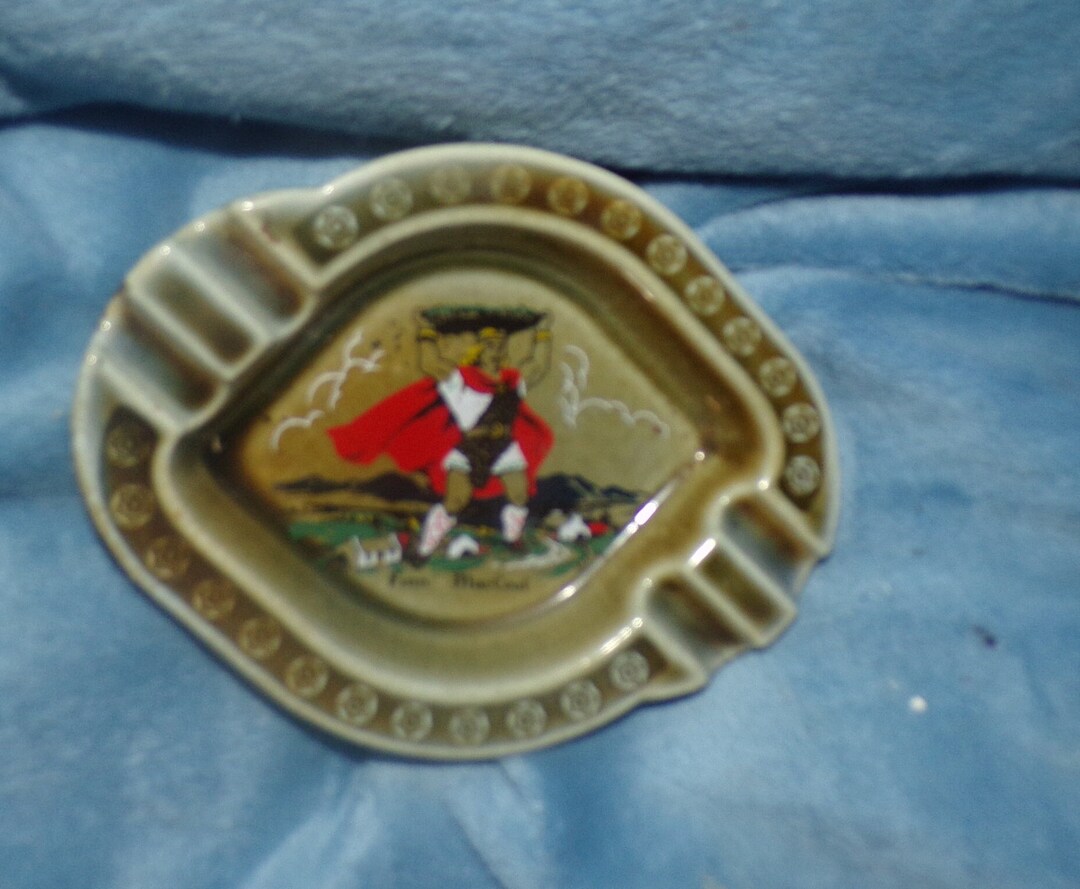 Vintage Finn Maccoul Stamped Irish Porcelain Ashtray Dish Made in ...