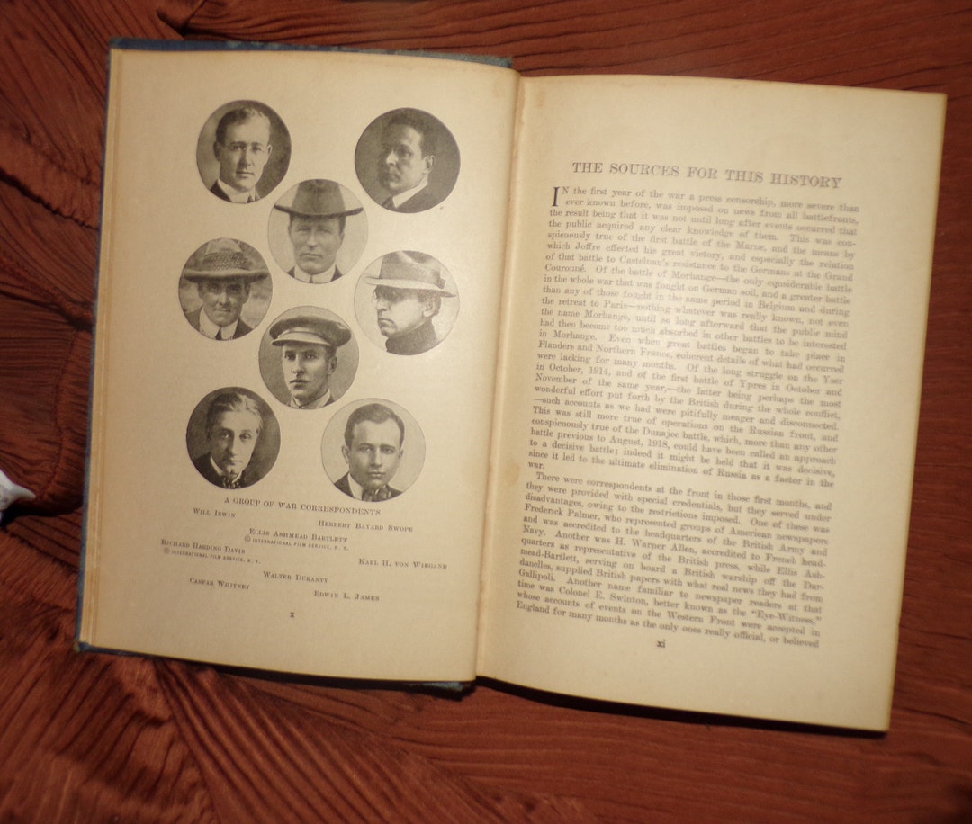 Antique 1920 Literary Digest History of the World War Francis Whiting ...