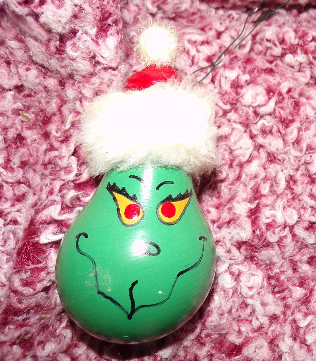 Vintage How the Grinch Stole Christmas Green Bulb Christmas Tree ...