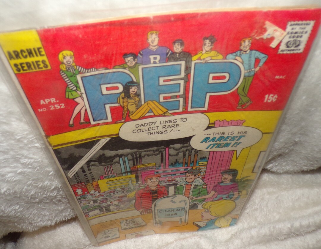 Vintage Comic Book Archie Pep #252 15 Cent Comic Book - Etsy