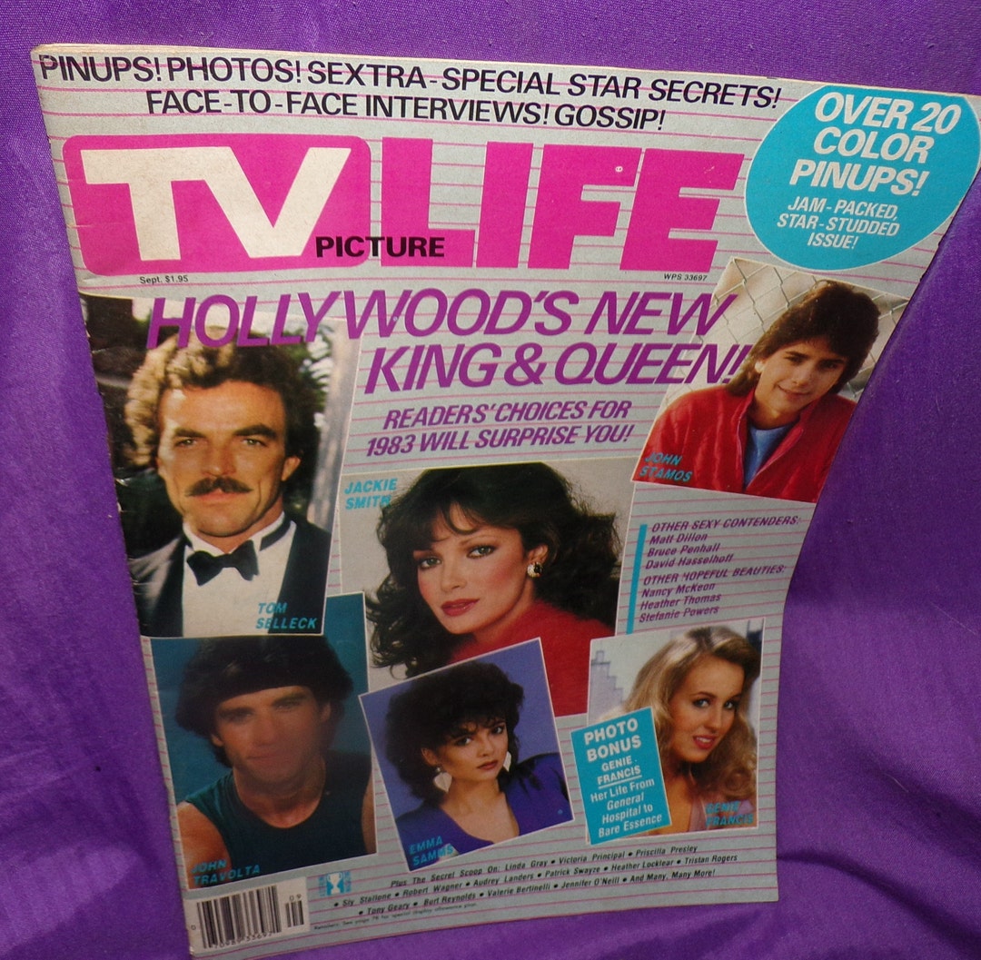 Vintage Magazine TV Life Picture Sept 1983 Genie Francis Emma Sams John ...