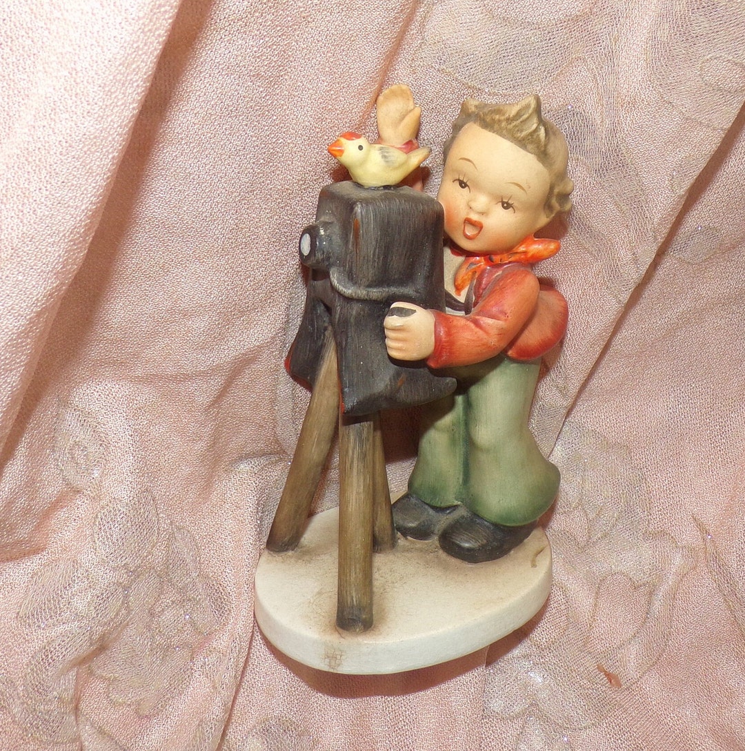 Vintage Porcelain Napco Cameraman SH3F With Bird on Camera Porcelain ...