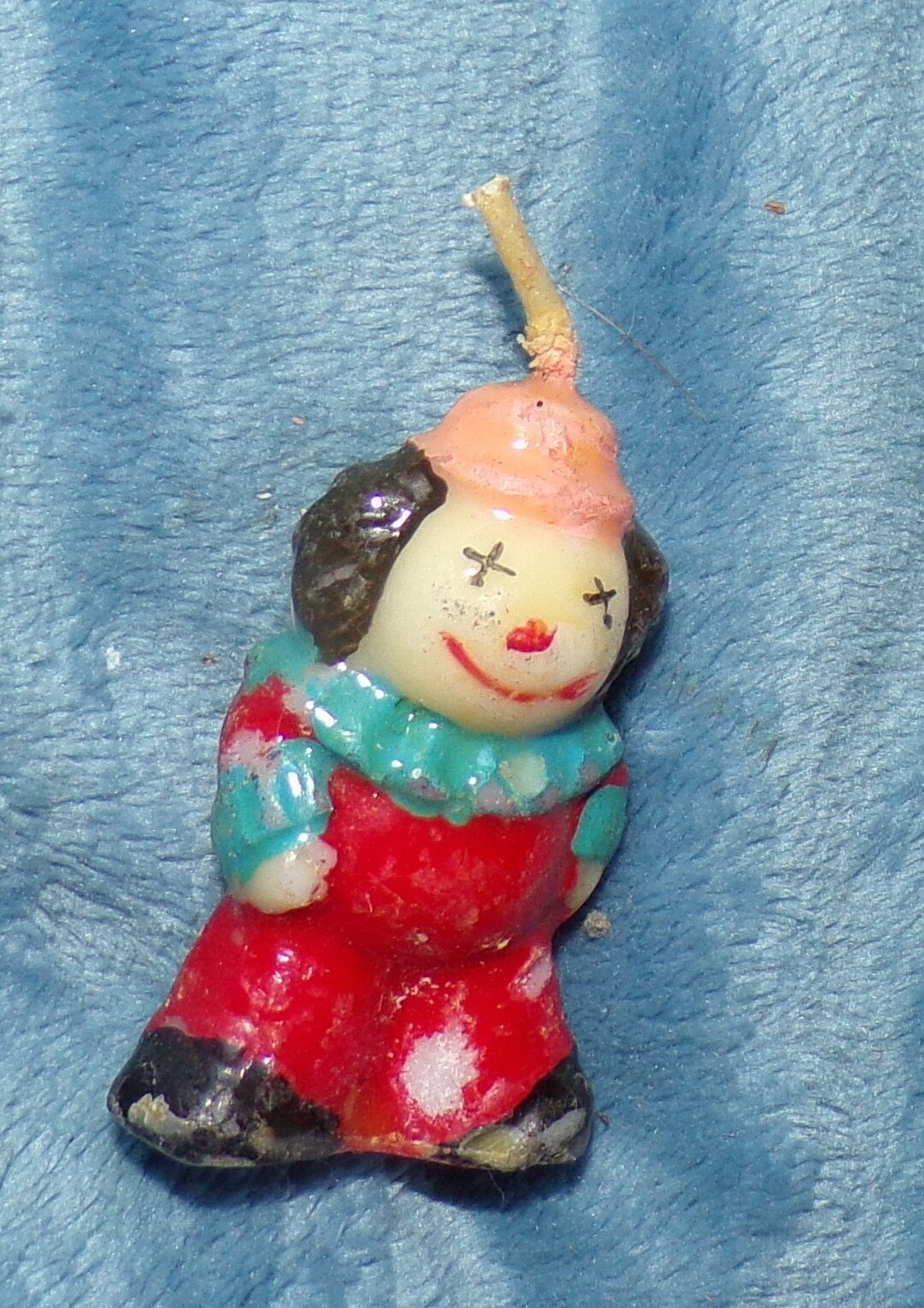 Vintage Small Clown Candle - Etsy