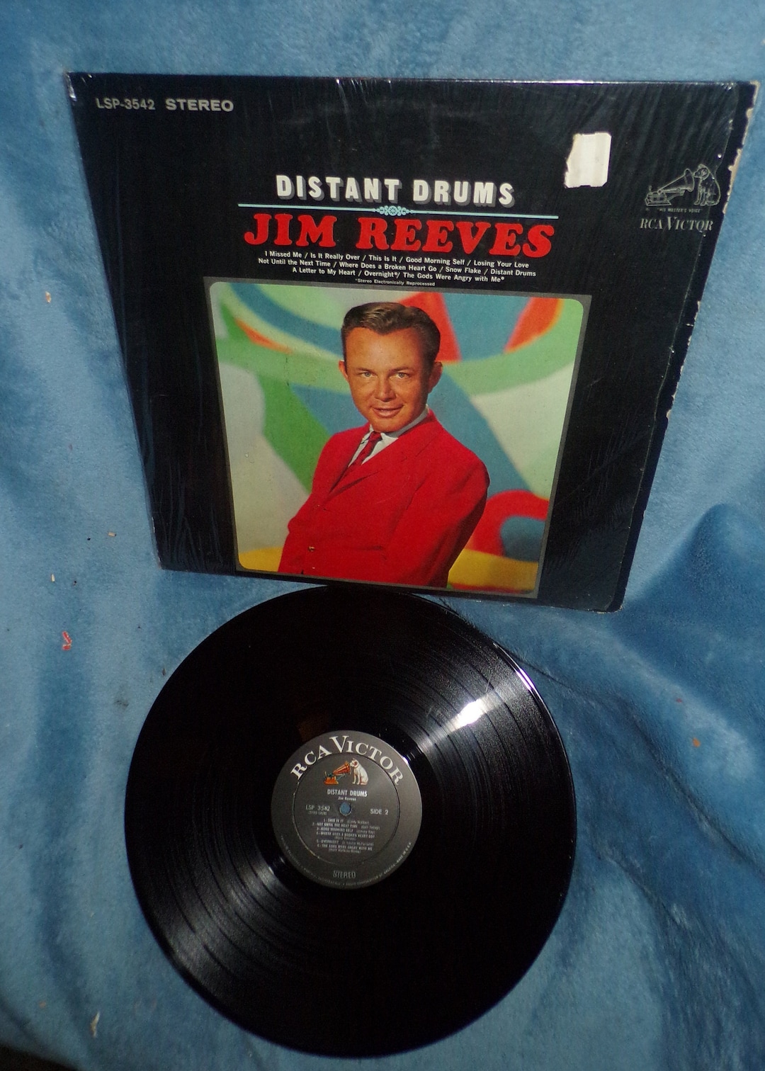 Vintage Jim Reeves Distant Drums Album Record Vinyl LP Album - Etsy
