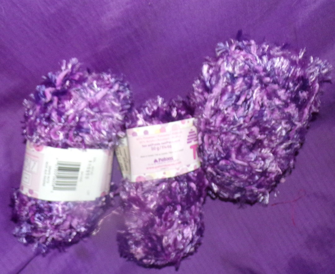 Lot 3 Patrons Twister Grape Nuts Color Yarn - Etsy