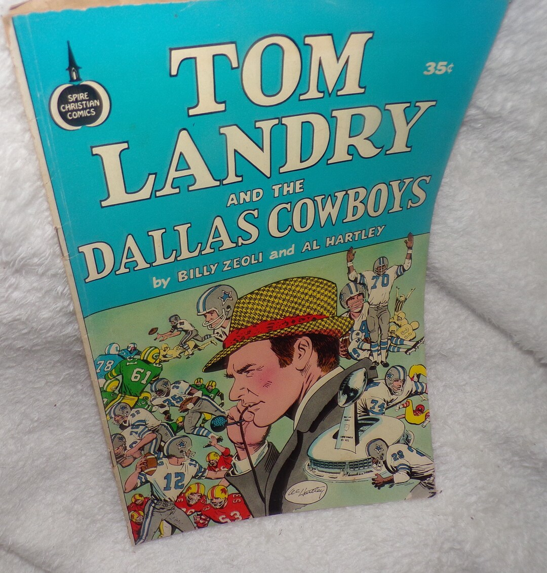 Vintage 1973 Tom Landry and the Dallas Cowboys Comic Book - Etsy