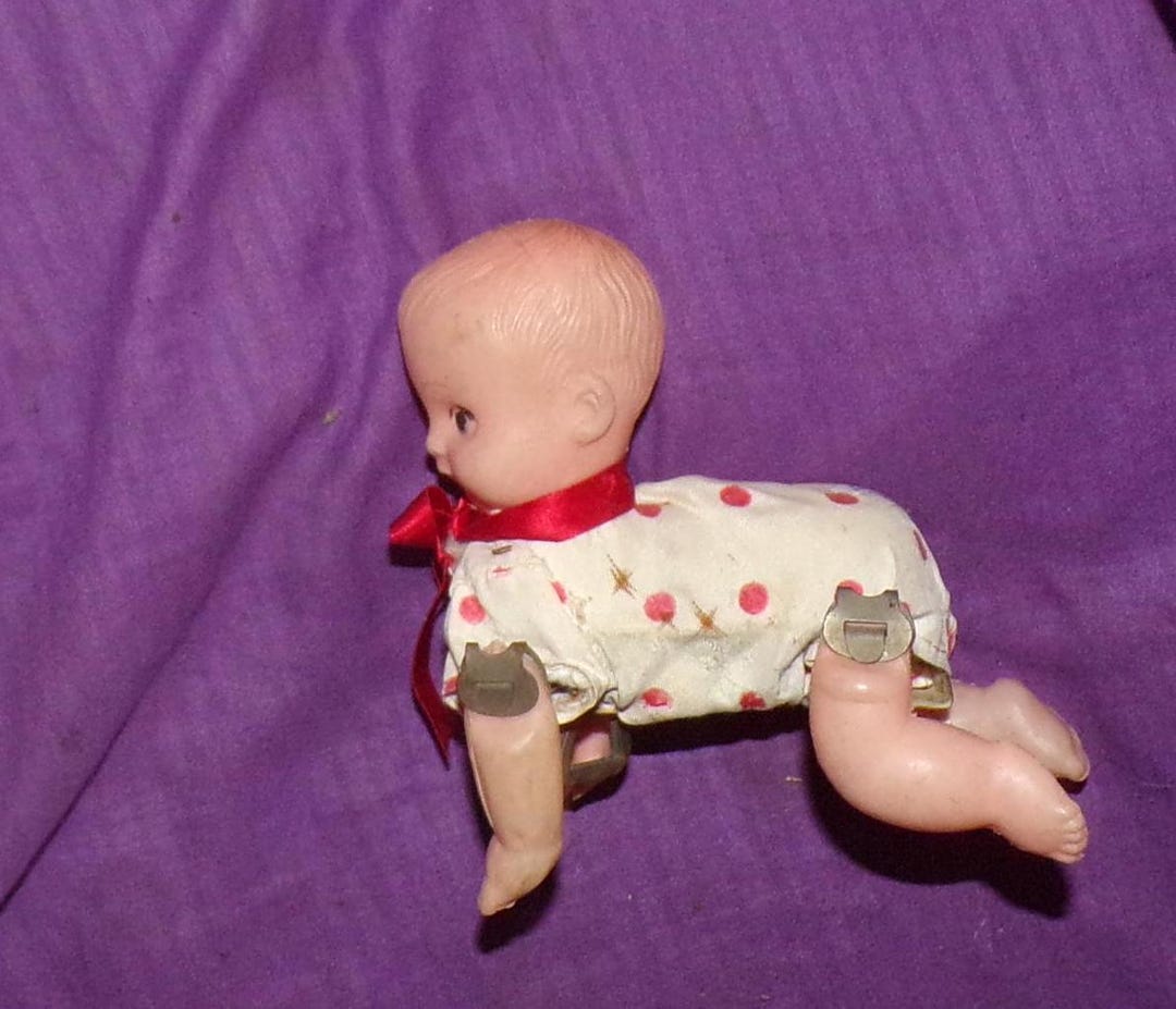 Vintage Windup Doll With Key - Etsy
