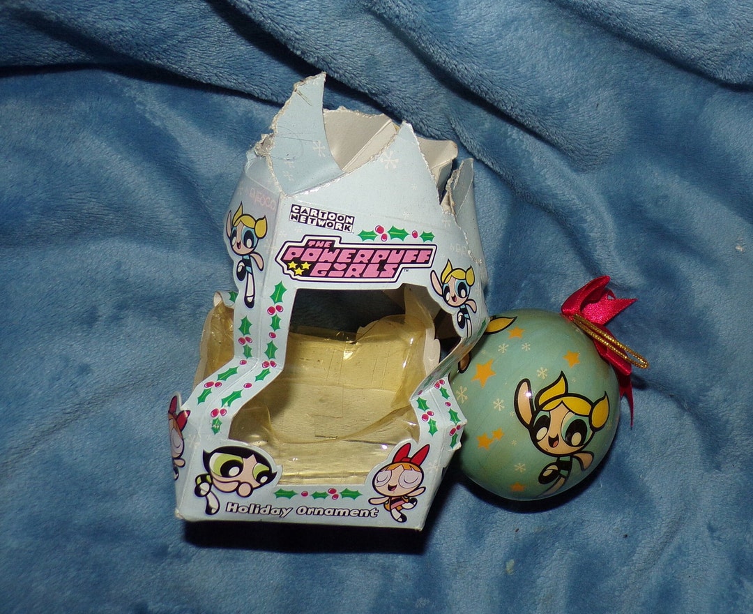Vintage Cartoon Network the Powerpuff Girls Christmas Ornament Ball in ...