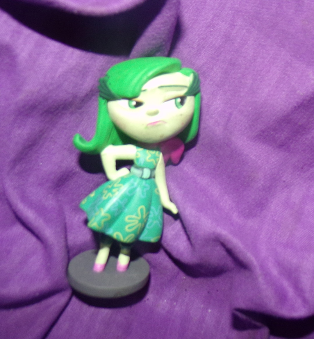 Walt Disney Inside and Out Disgust Pvc Figure Cake Topper Small Figure ...