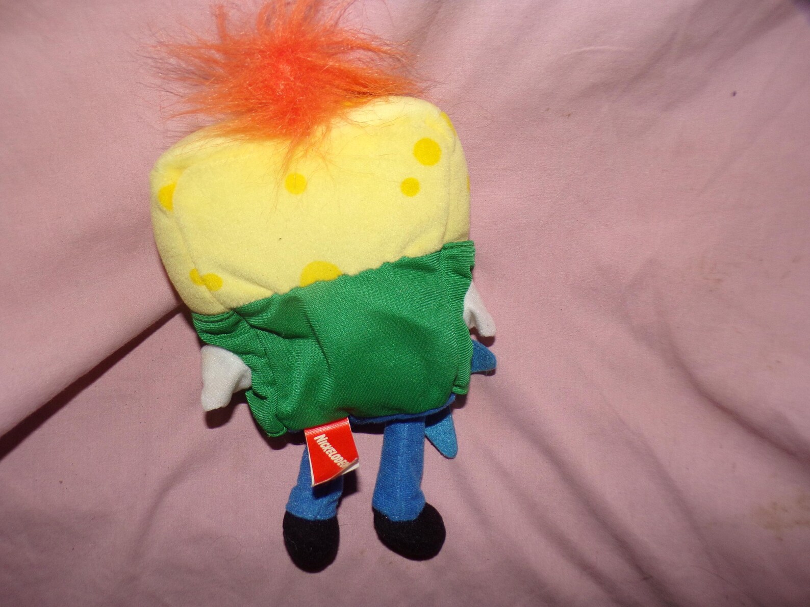 Spongebob Squarepants Plush, Rocker Bob With Guitar Punk Rock , Rare ...