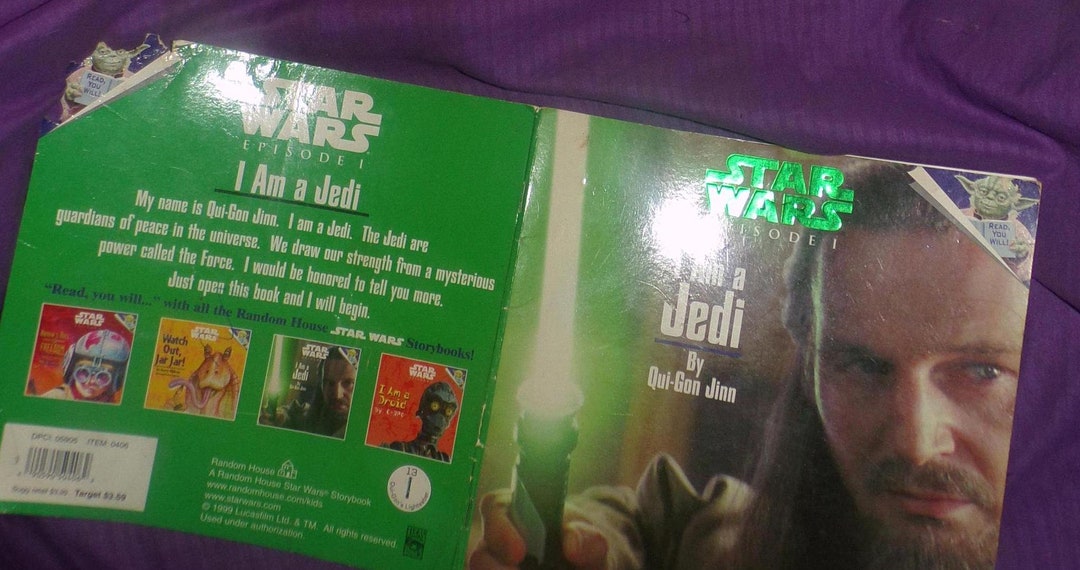 Vintage Star Wars I Am a Jedi Book With Stickers - Etsy