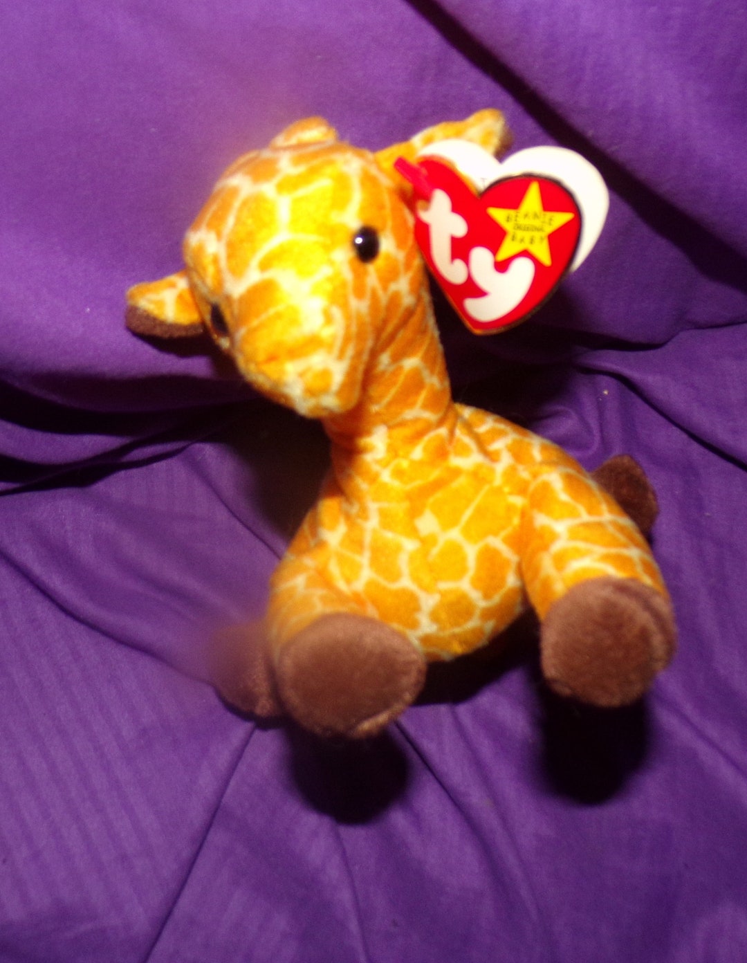 Ty Beanie Baby Twigs the Giraffe With Tag - Etsy