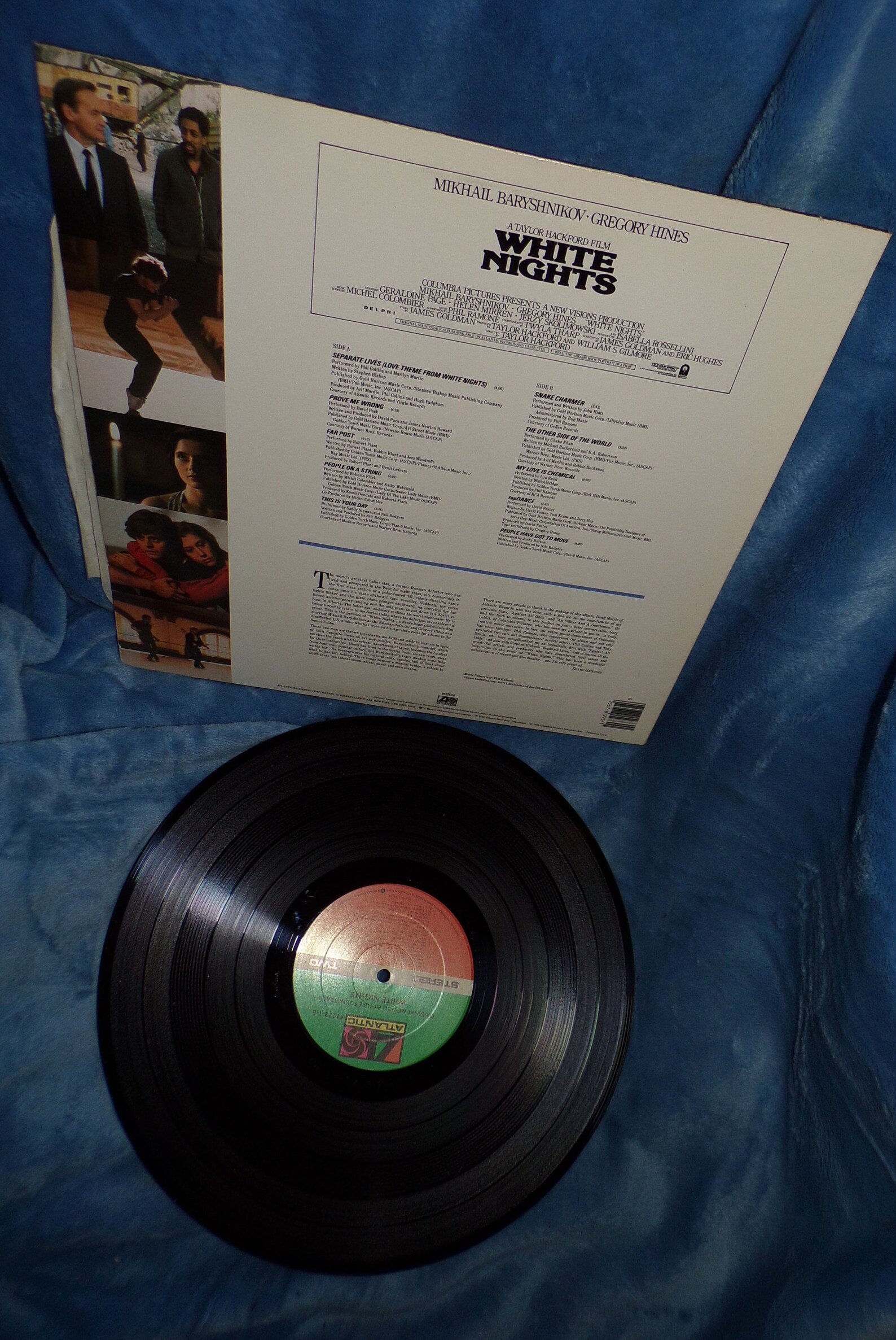 Vintage White Nights Original Motion Picture Soundtrack Album Vinyl Lp ...