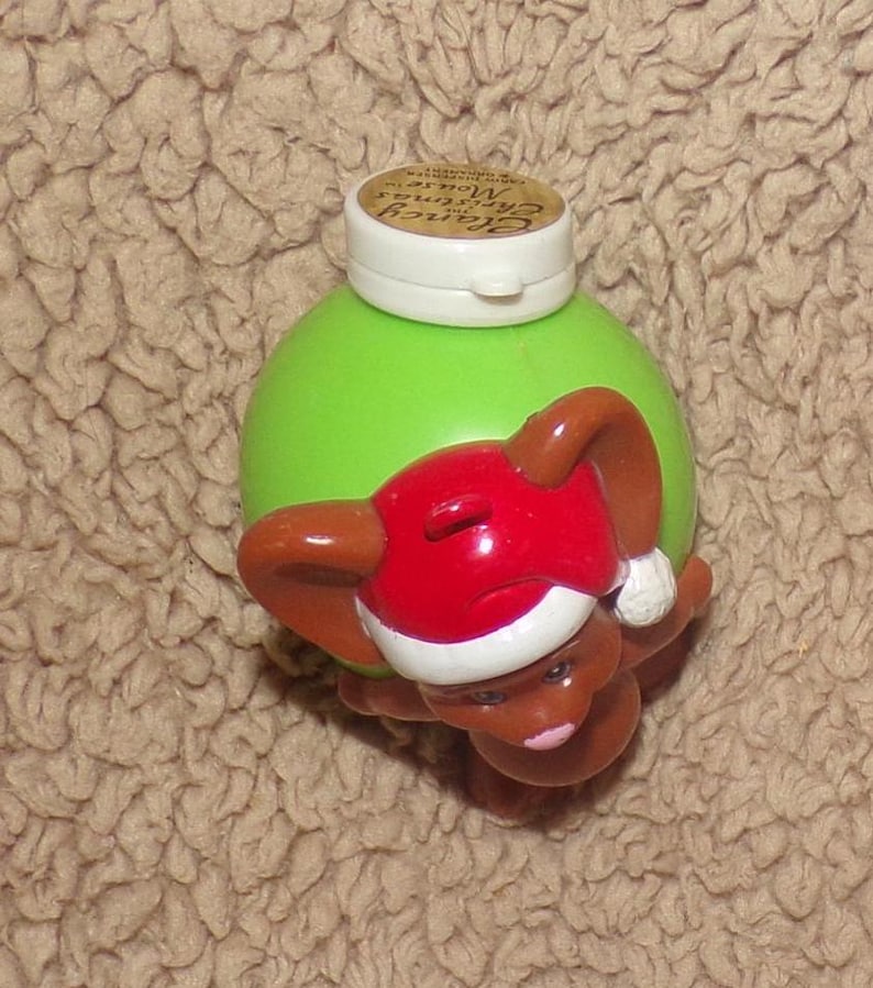 Vintage 1992 EJ Brach Clancy the Christmas Mouse Plastic Candy ...