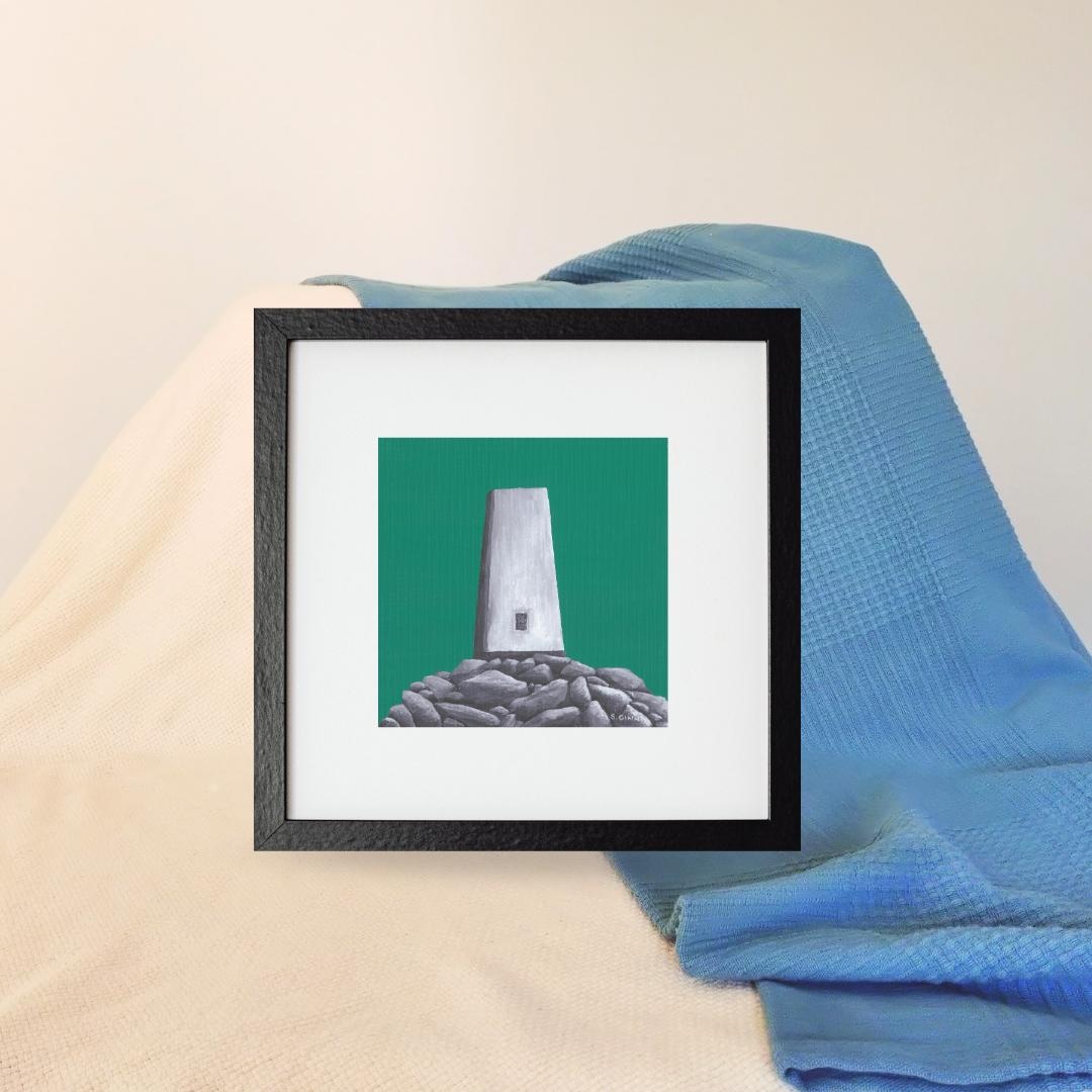 Peak District Trig Point - Fine Art Print - Print Only or Mounted - See ...