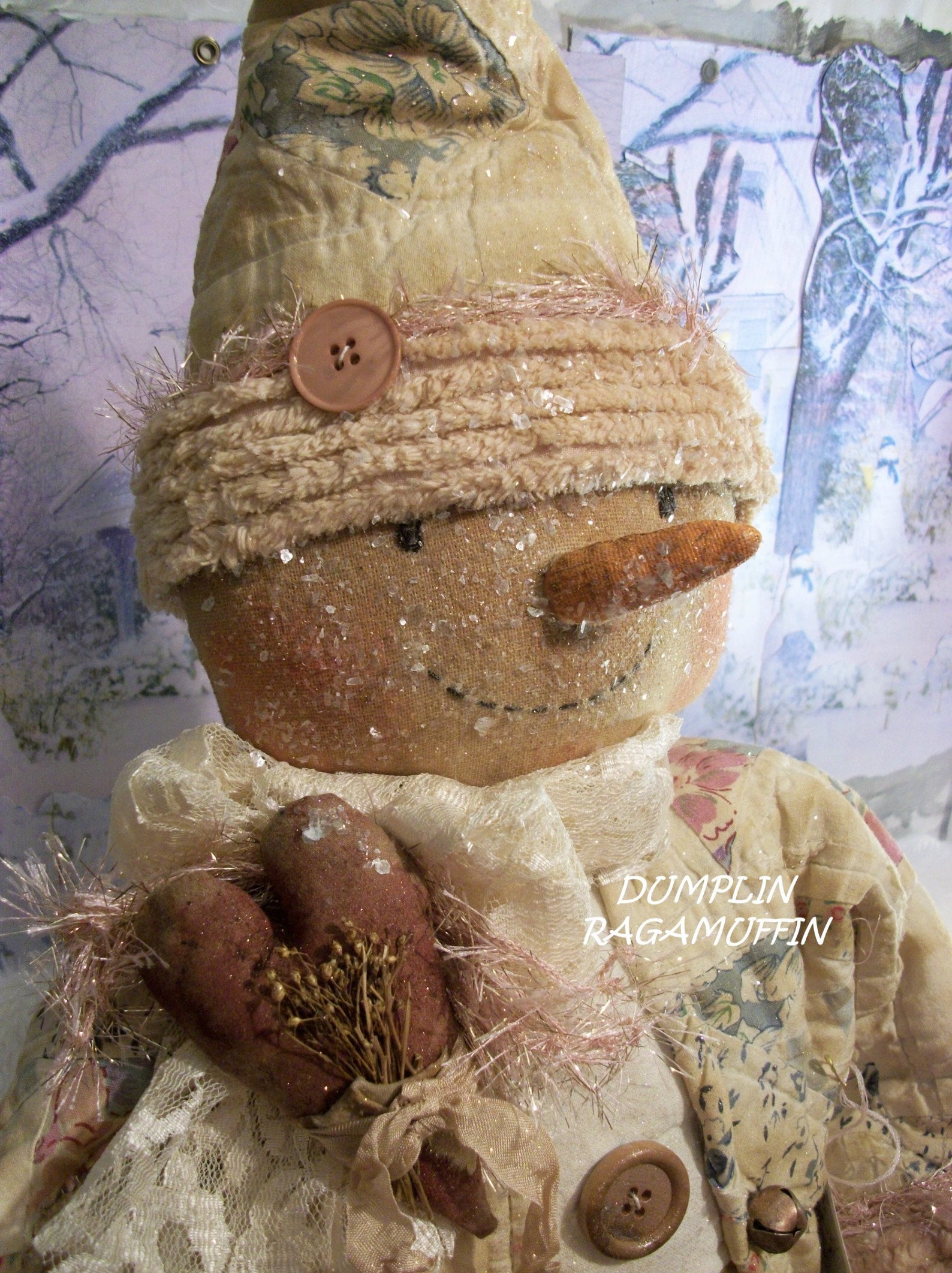 MAILED PATTERN Sewing Snowman Doll Handmade - Etsy