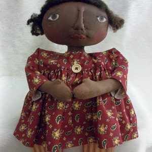 Pattern,primitive Black Doll Paper, Pattern. Folk Art by ...