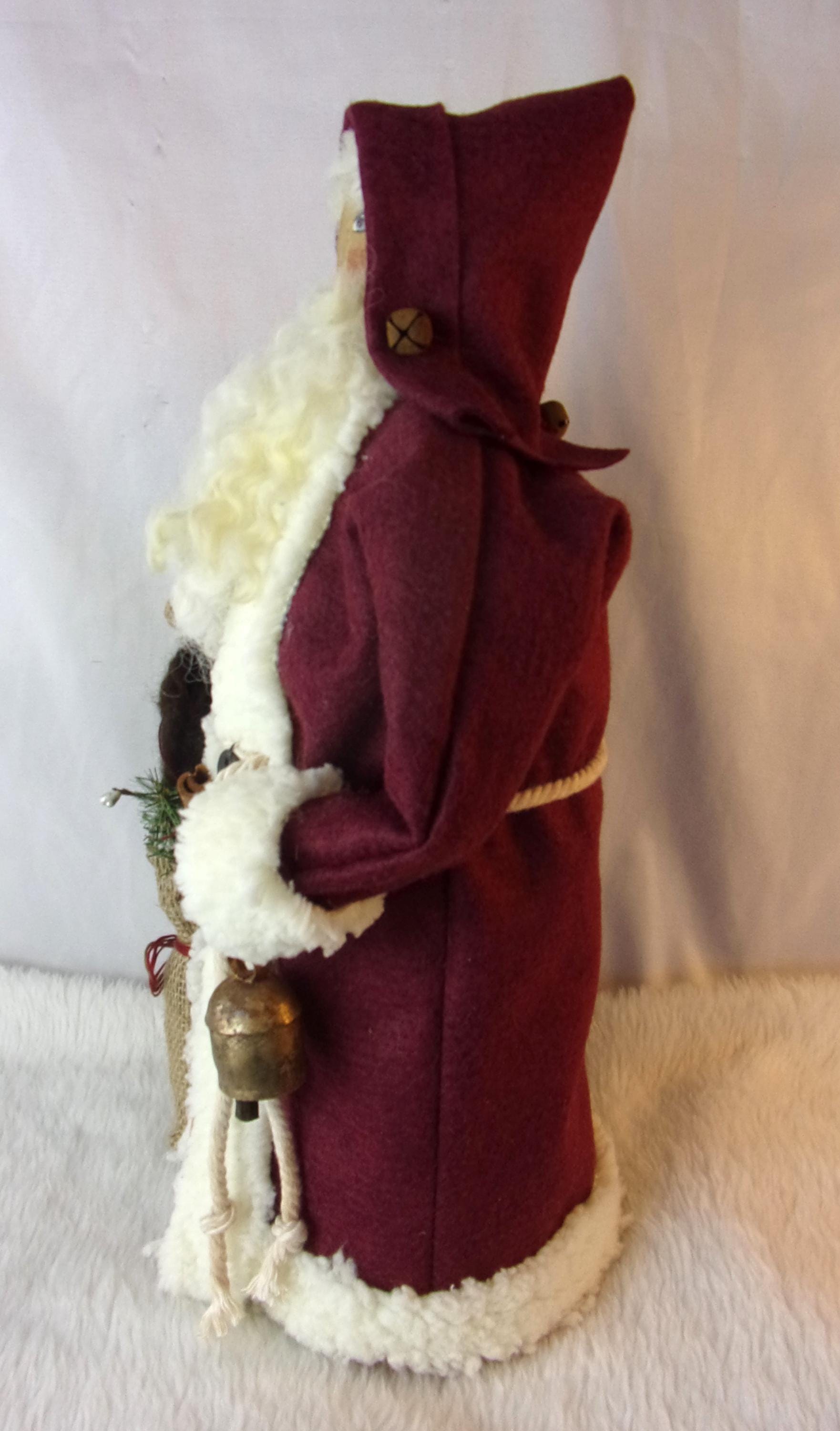 Santa Doll Sewing Pattern, 16" Farmhouse Primitive With Stick Pony#362 ...