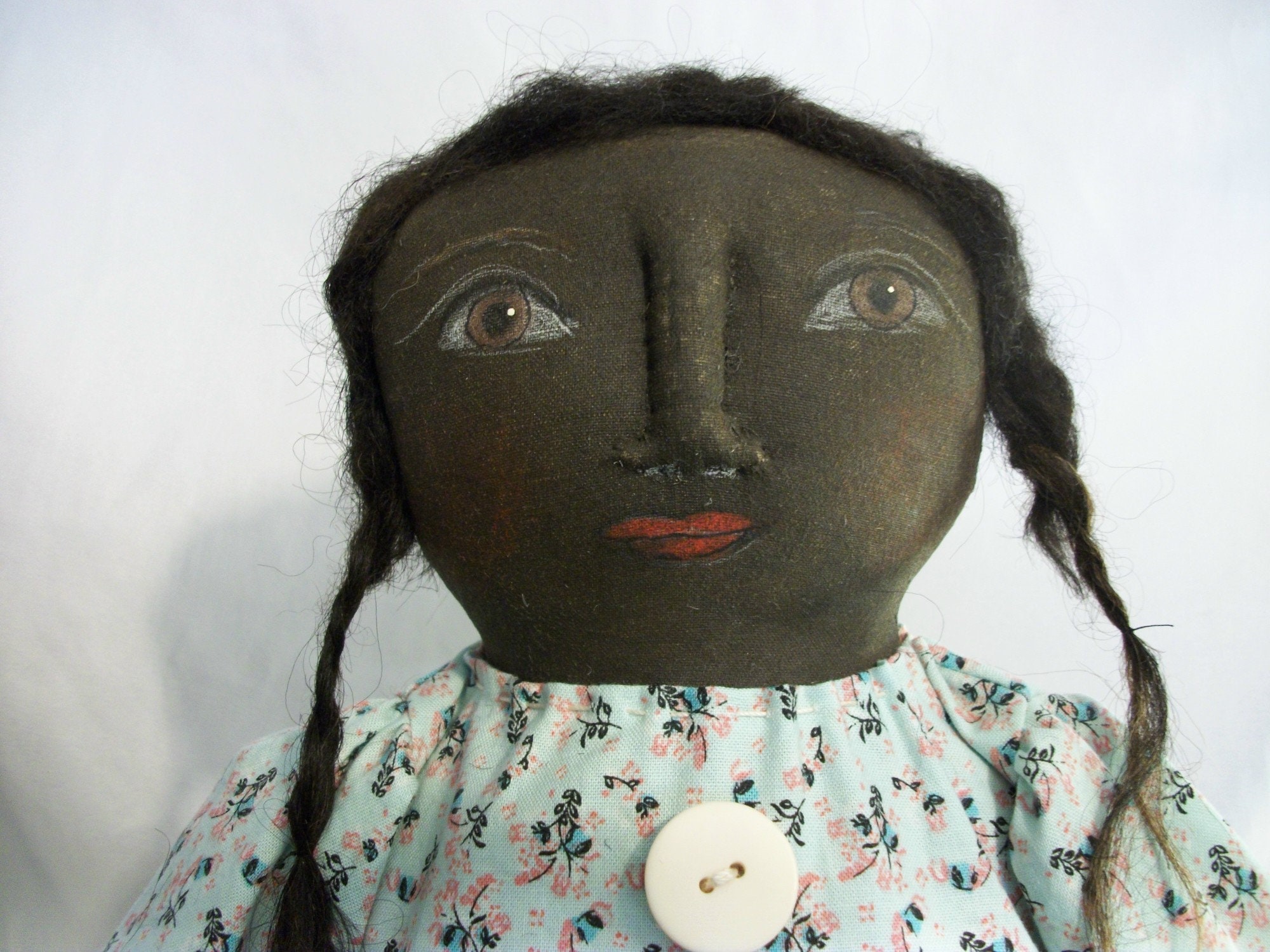 PATTERN Sewing Instructions Primitive Black Doll Handmade | Etsy