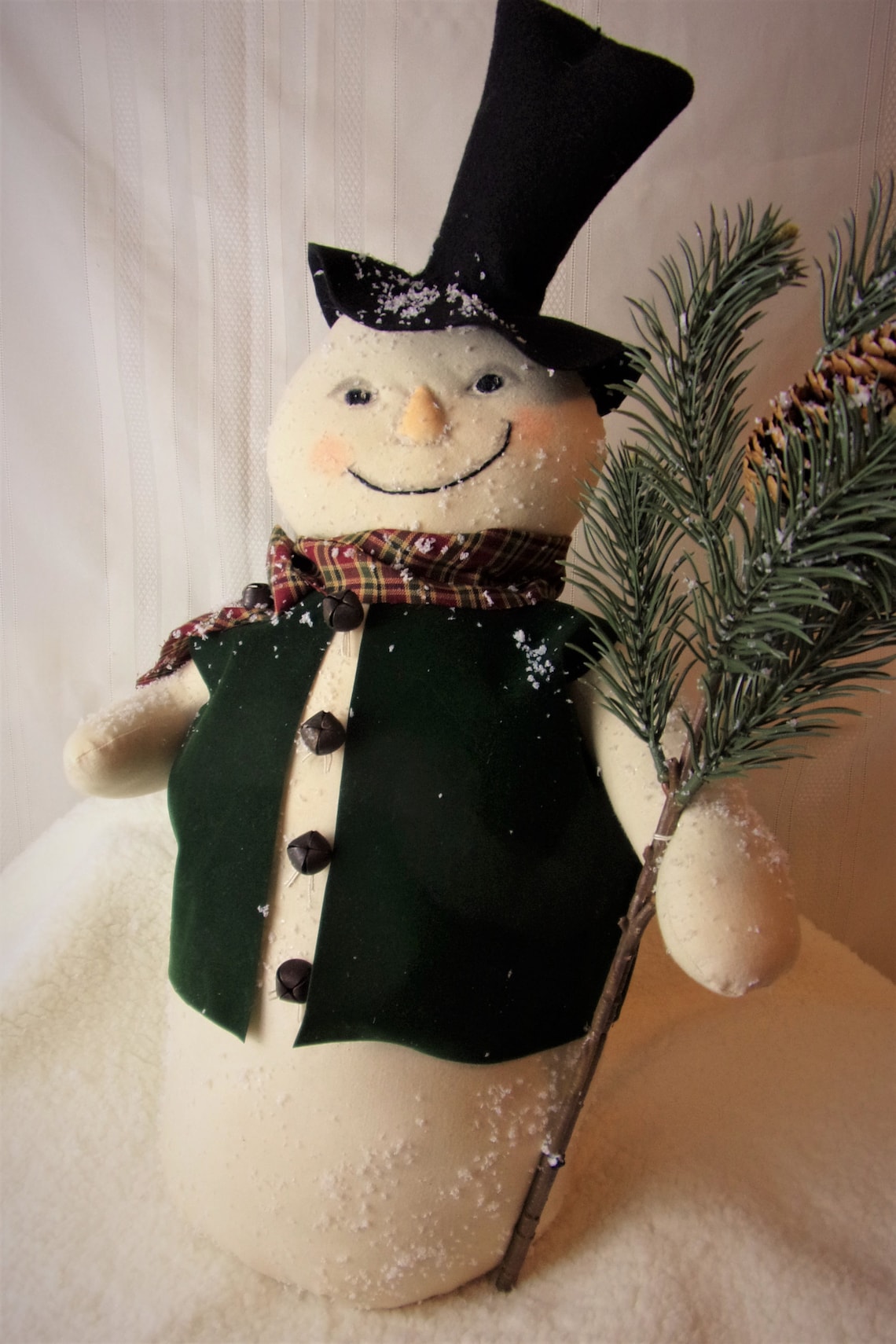 PATTERN SEWING Snowman Doll Vintage Style 21 In. Primitive - Etsy