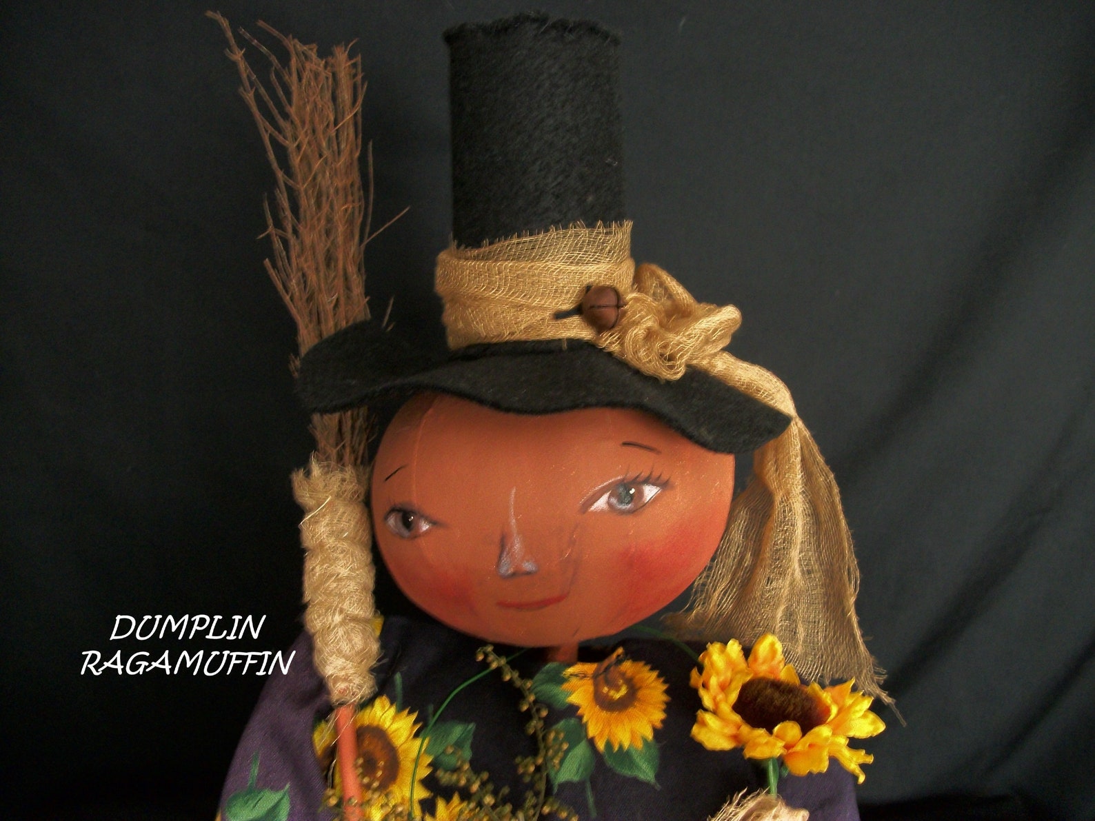 PATTERN Primitive Doll 25 In Pumpkin Doll Fall Halloween - Etsy