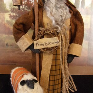 PATTERN, Sewing, Shepherd Doll, & Sheep, Paper Drawing, Handmade ...