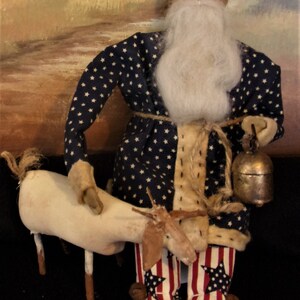 MAILED PATTERN Uncle Sam and Goat Americana Folk Art - Etsy