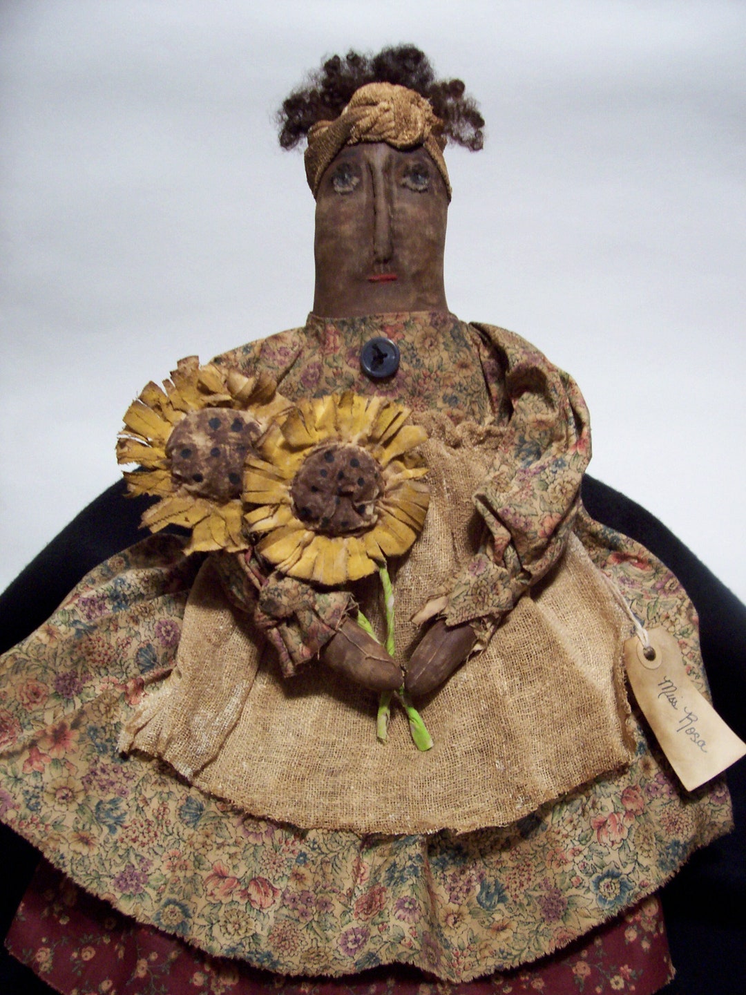 Pattern, Sewing, Primitive Doll, Black Folk Doll, Handmade, Original ...