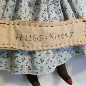 PATTERN, Sewing Instructions, Primitive Black Doll, Handmade Fabric ...