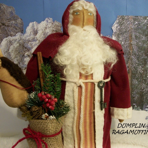 Primitive Santa Patterns - Etsy