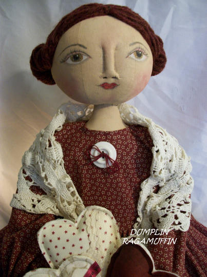 Digital Pattern Primitive Doll Hand Made Folk Art Original | Etsy