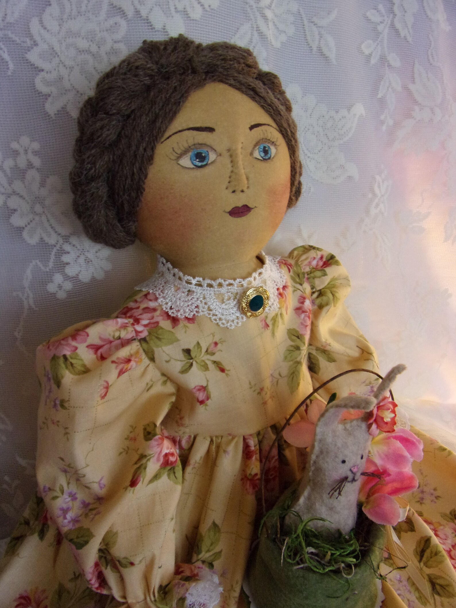 MAILED PATTERN SEWING Primitive Art Doll Fabric Doll and - Etsy