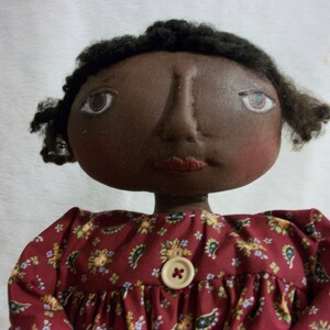 Pattern,primitive Black Doll Paper, Pattern. Folk Art by ...