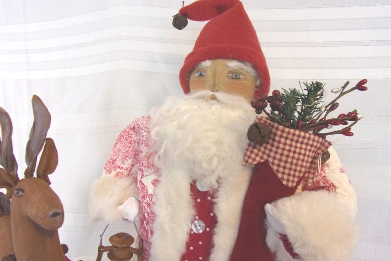 PATTERN, Sewing, Heirloom Santa, Christmas Santa, Holiday Decor ...