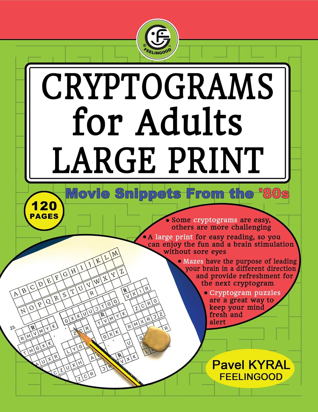 CRYPTOGRAMS FOR ADULTS Large Print Movie Quotes From the '80s, - Etsy
