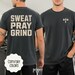 Custom Christian Gym Comfort Colors Shirt, Motivational Gym Shirt ...